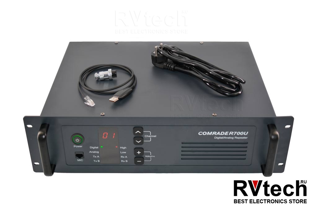 Ретранслятор Comrade R700 DMR VHF Цифровой ретранслятор. RVtech.ru