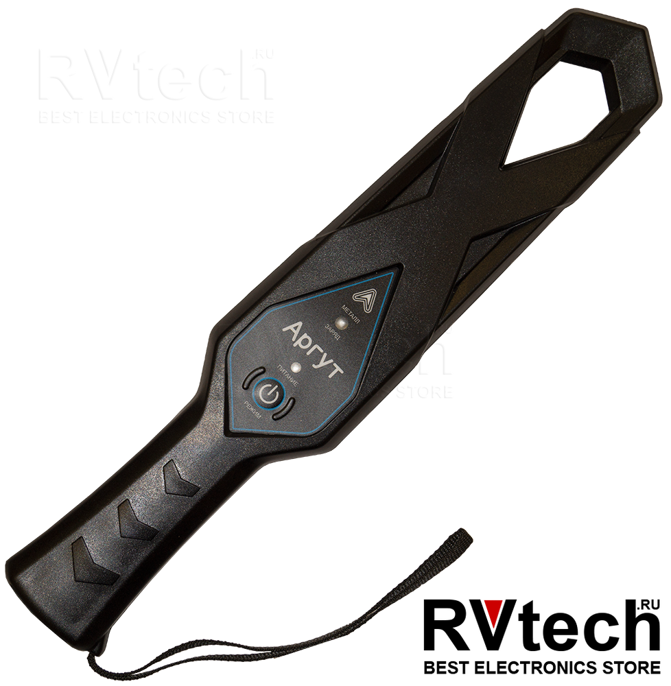 Металлодетектор ручной АРГУТ МР-102. Аккумулятор 9В Крона