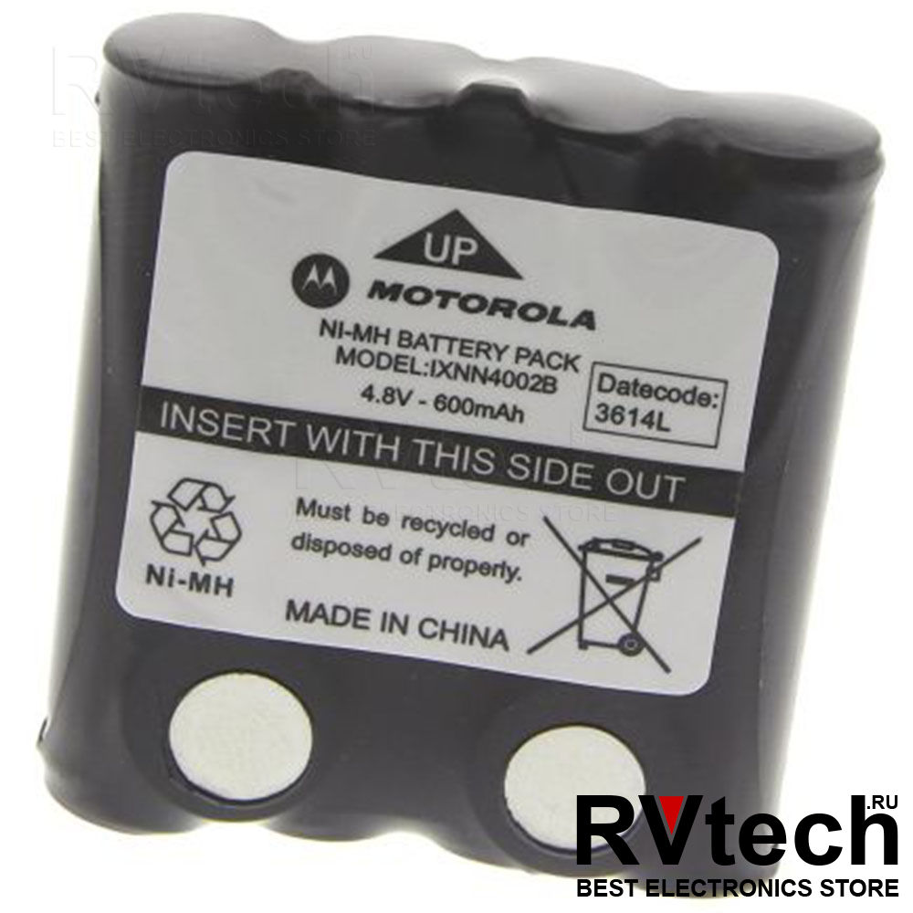 Аккумулятор IXNN4002B для Motorola серии TLKR, 4,8 V, 600 mAh